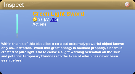 Green Light Sword | Onverse Wiki | Fandom