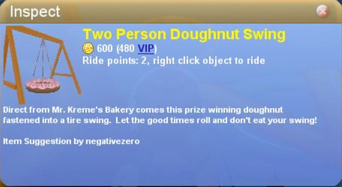 Two Person Doughnut Swing | Onverse Wiki | Fandom
