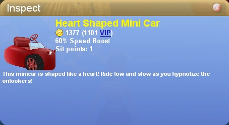 Heart Shaped Mini Car | Onverse Wiki | Fandom