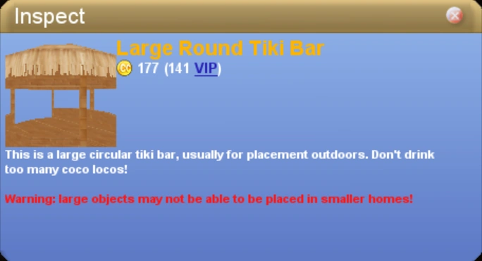 Large Round Tiki Bar | Onverse Wiki | Fandom