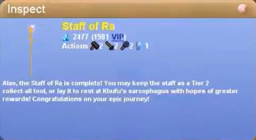 Staff of Ra | Onverse Wiki | Fandom