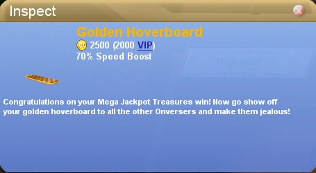 Golden Hoverboard | Onverse Wiki | Fandom