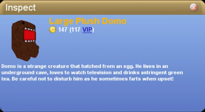 Large Plush Domo | Onverse Wiki | Fandom