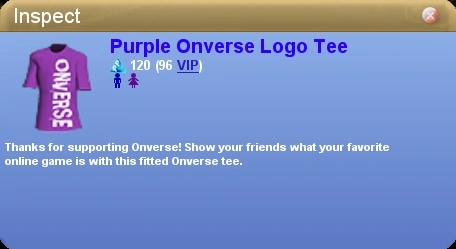 Purple Onverse Logo Tee | Onverse Wiki | Fandom