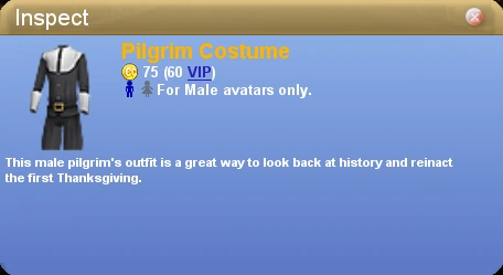 Pilgrim Costume (Male) | Onverse Wiki | Fandom