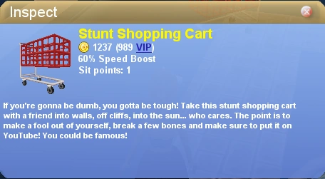 Stunt Shopping Cart | Onverse Wiki | Fandom