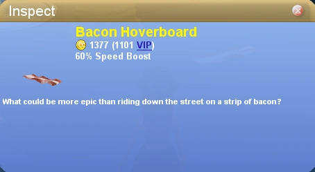 Bacon Hoverboard | Onverse Wiki | Fandom