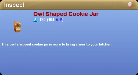 Owl Shaped Cookie Jar | Onverse Wiki | Fandom