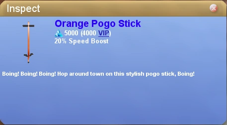 Orange Pogo Stick | Onverse Wiki | Fandom