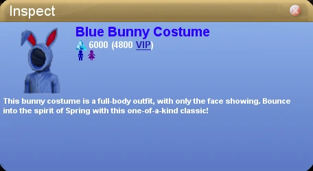 Blue Bunny Costume | Onverse Wiki | Fandom