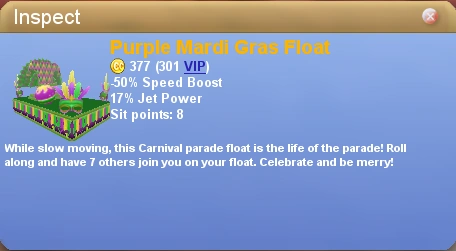Purple Mardi Gras Float | Onverse Wiki | Fandom