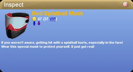 Red Splatball Mask | Onverse Wiki | Fandom