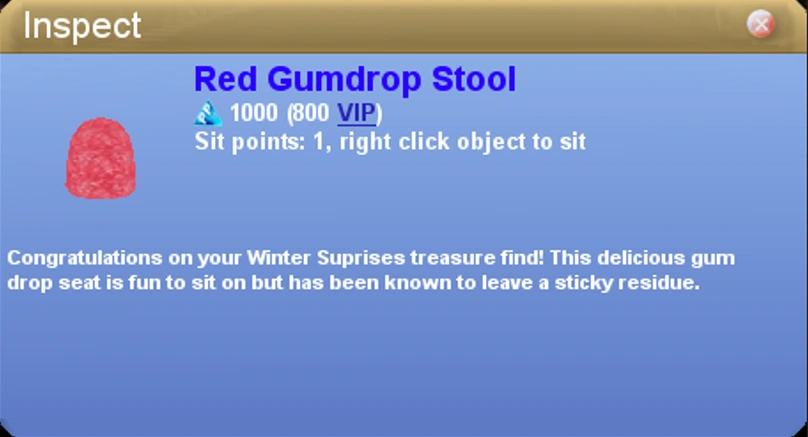 Red Gumdrop Stool | Onverse Wiki | Fandom