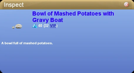 Bowl of Mashed Potatoes with Gravy Boat | Onverse Wiki | Fandom
