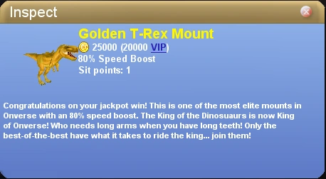 Golden T-Rex | Onverse Wiki | Fandom