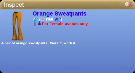 Orange Sweatpants | Onverse Wiki | Fandom
