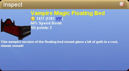 Vampire Magic Floating Bed | Onverse Wiki | Fandom