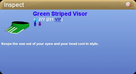 Green Striped Visor | Onverse Wiki | Fandom