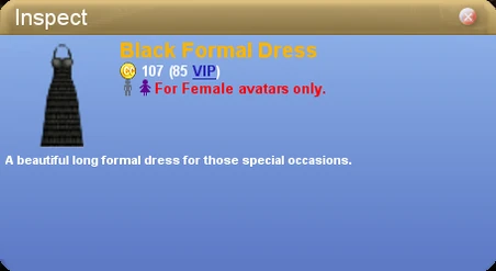 Black Formal Dress | Onverse Wiki | Fandom