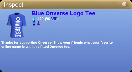 Blue Onverse Logo Tee | Onverse Wiki | Fandom