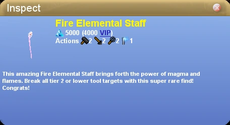 Fire Elemental Staff | Onverse Wiki | Fandom