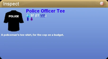 Police Officer Tee | Onverse Wiki | Fandom