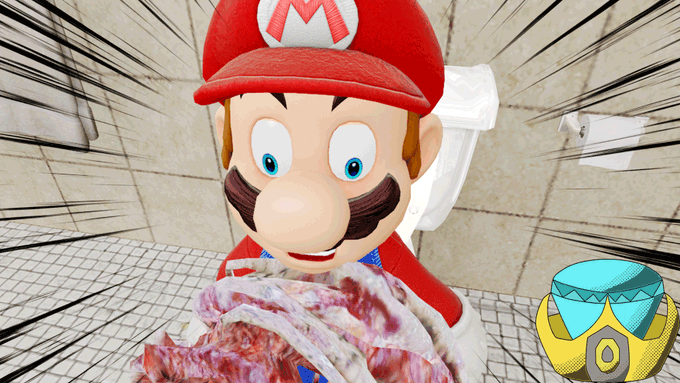 SM64: Mario Sits on the Toilet | OnyxKing Wiki | Fandom