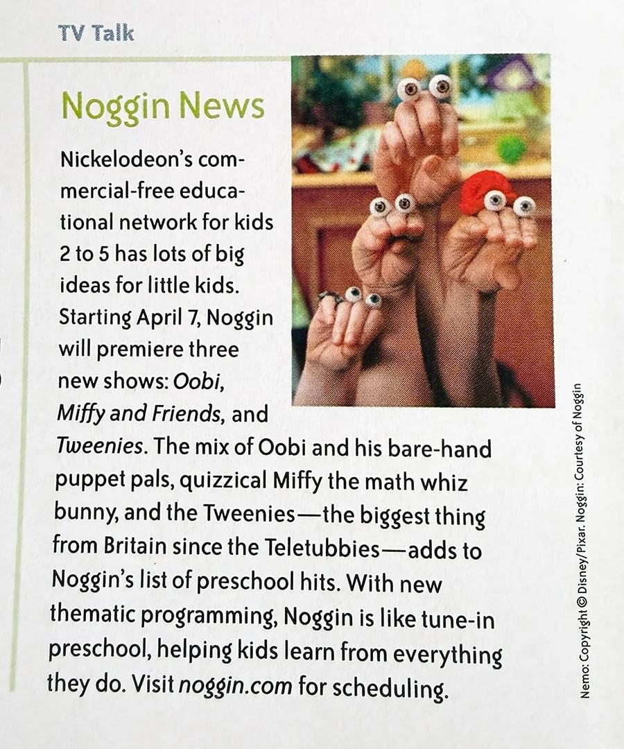 Nick Jr. Magazine | Oobi Wiki | Fandom