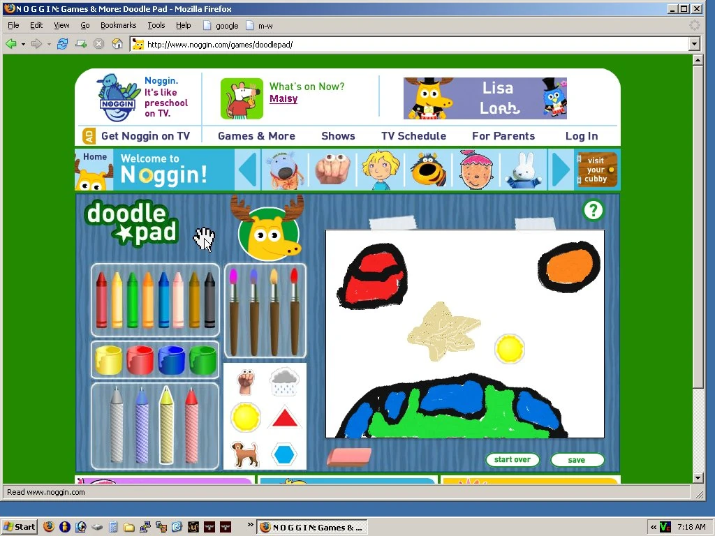 Noggin Doodle Pad | Oobi Wiki | Fandom