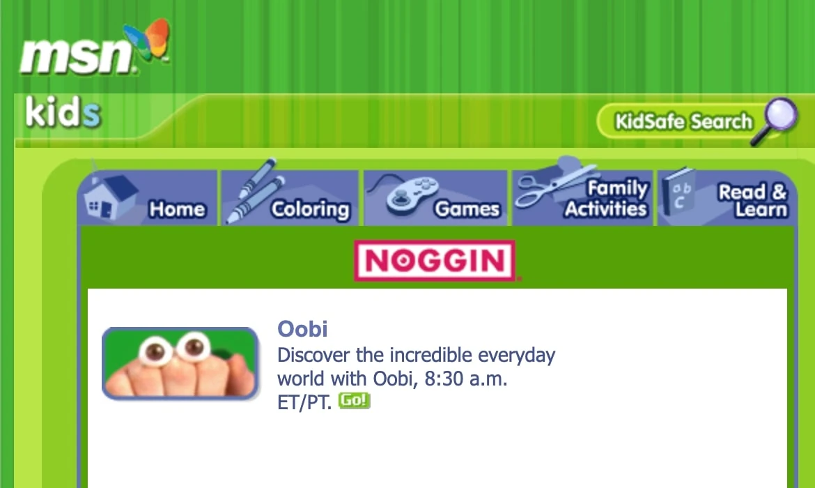 MSN Kids | Oobi Wiki | Fandom