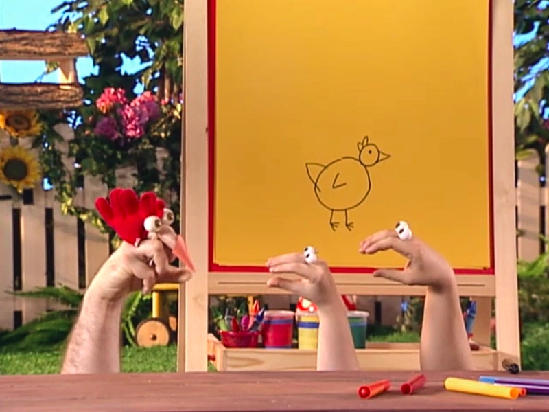 Uma Chicken!/Transcript | Oobi Wiki | Fandom