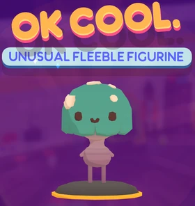 Unusual Fleeble Figurine - Official Ooblets Wiki