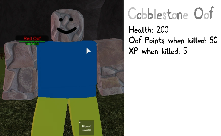 Cobblestone Oof | Oof Simulator Wiki | Fandom