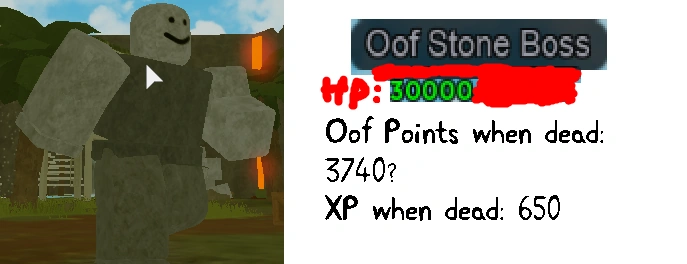 Oof Stone Boss | Oof Simulator Wiki | Fandom