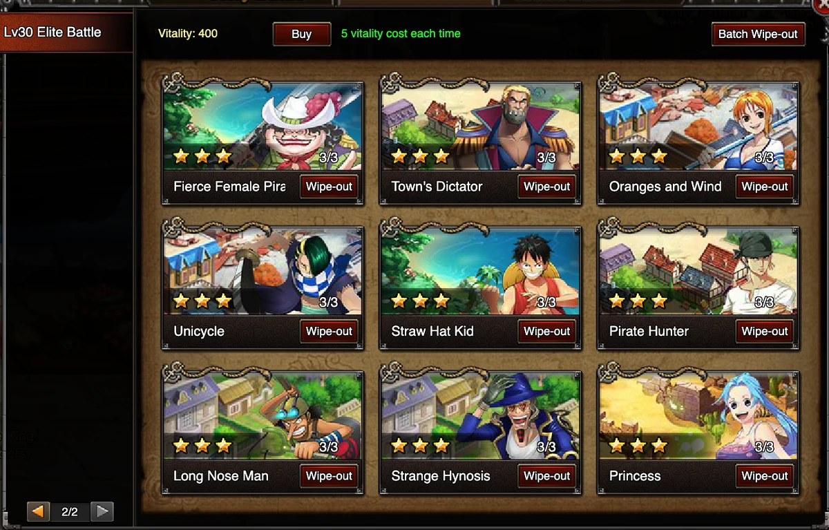 Elite Battle Overview | One Piece Online 2 Wiki | Fandom