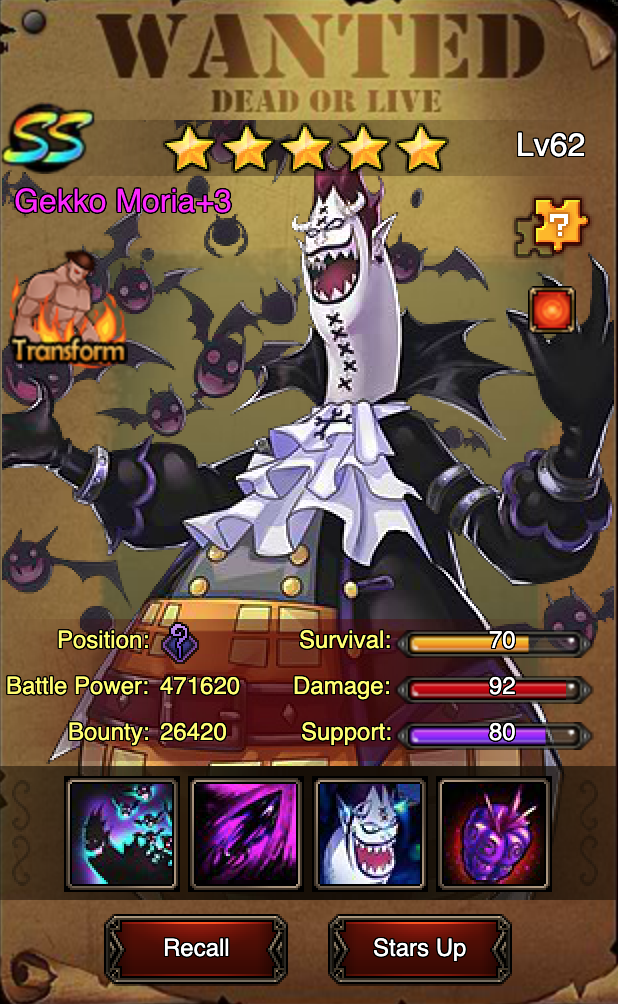 Gekko Moria | One Piece Online 2 Wiki | Fandom