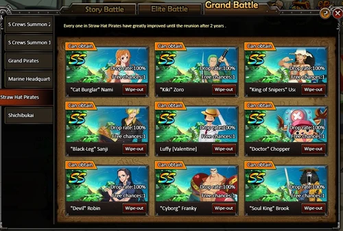 Grand Battle Overview | One Piece Online 2 Wiki | Fandom