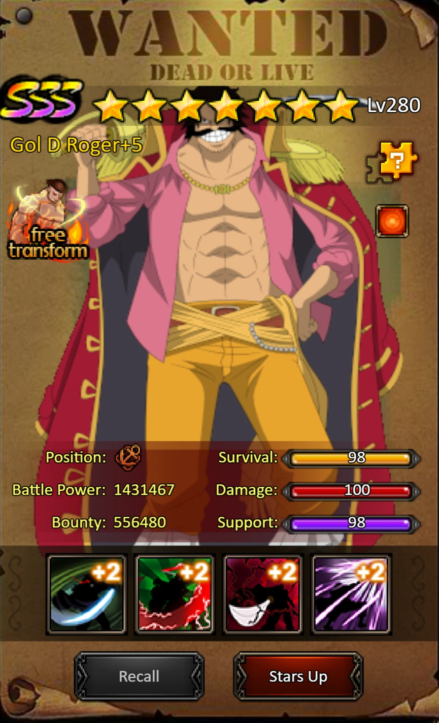 Roger | One Piece Online 2 Wiki | Fandom