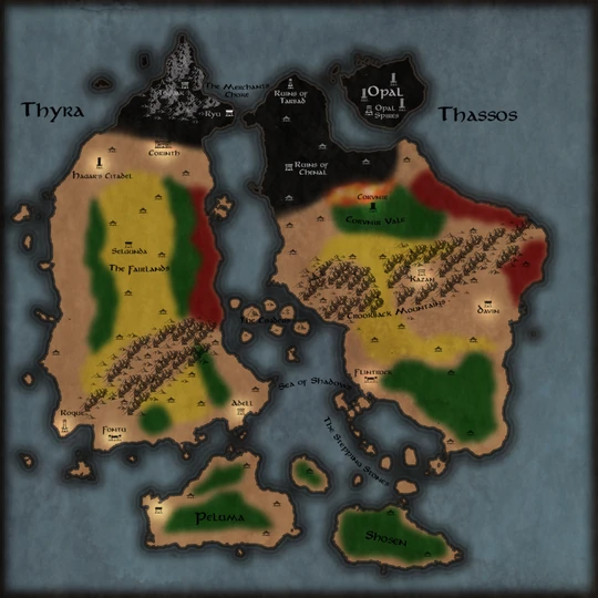 The World Map | Opal War Wiki | Fandom