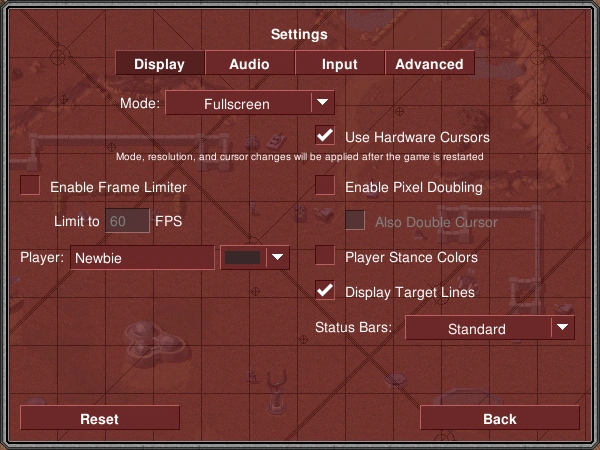 Display Settings | OpenRA - Red Alert Wiki | Fandom