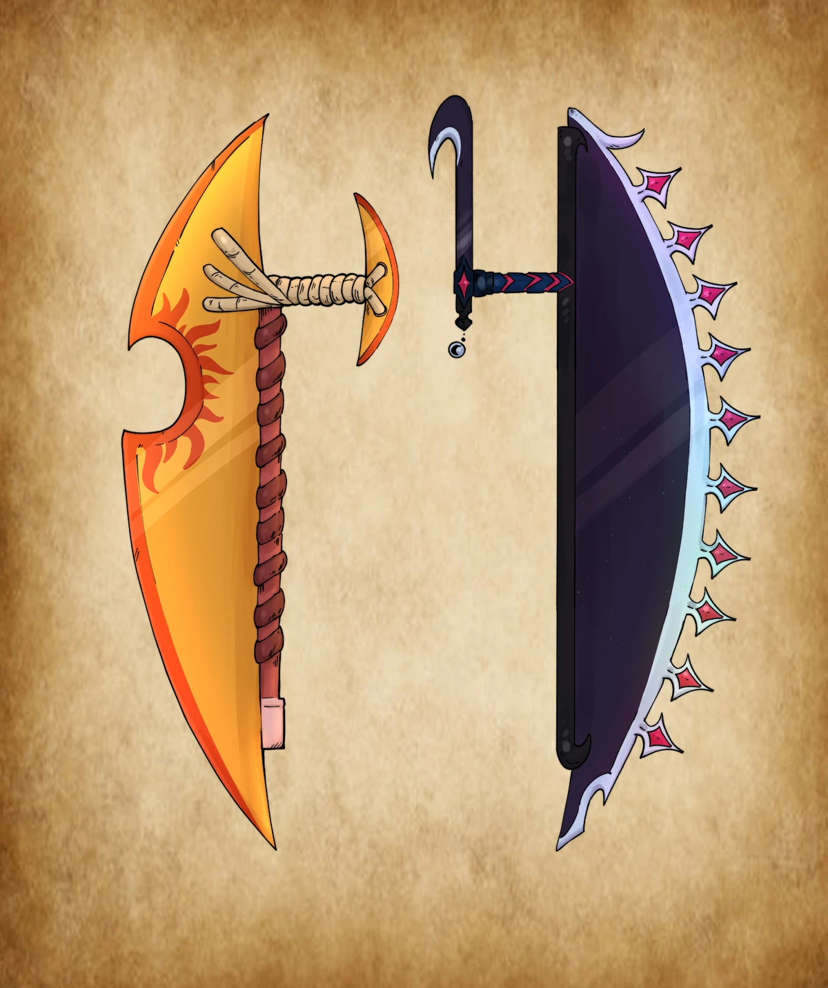 Nyx and Amaterasu | One Piece Role-Play Wiki | Fandom