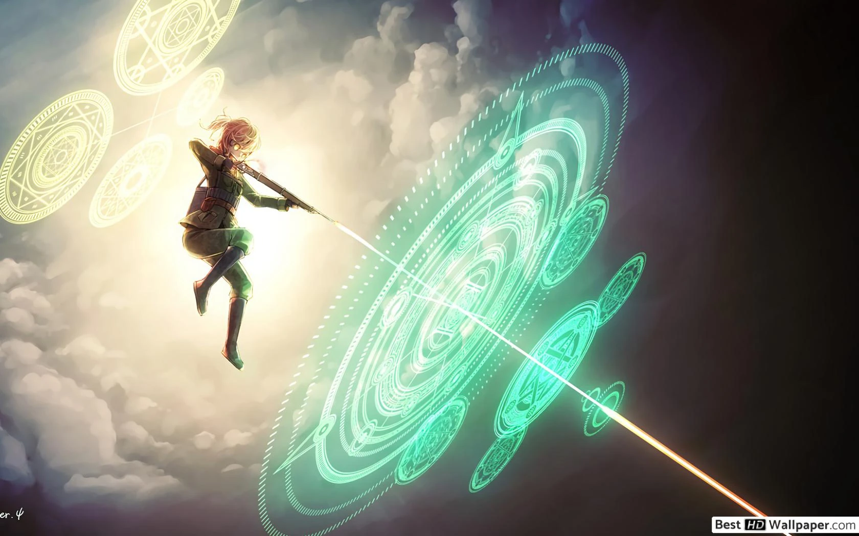 Anime Magic Circle Wallpaper