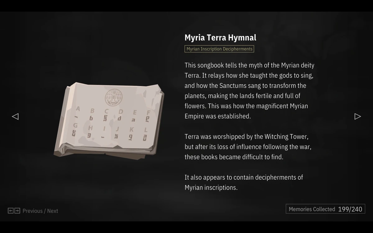 Myrian Gylphs | OPUS Wikia | Fandom