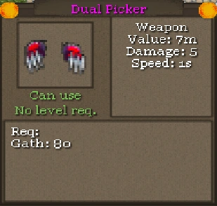 Dual Pickers | Orake Wikia | Fandom