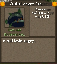 Cooked Angry Angler | Orake Wikia | Fandom