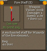 Fire Staff (E) | Orake Wikia | Fandom