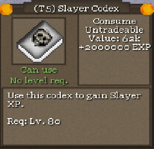 (T5) Slayer Codex | Orake Wikia | Fandom