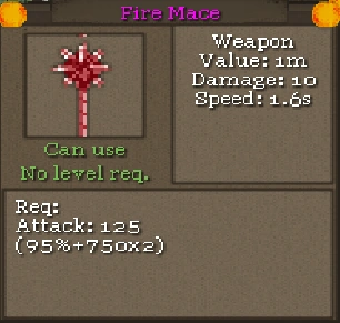 Fire Mace | Orake Wikia | Fandom