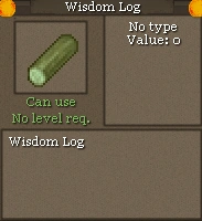 Wisdom Logs | Orake Wikia | Fandom