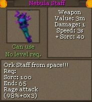 Nebula Staff | Orake Wikia | Fandom